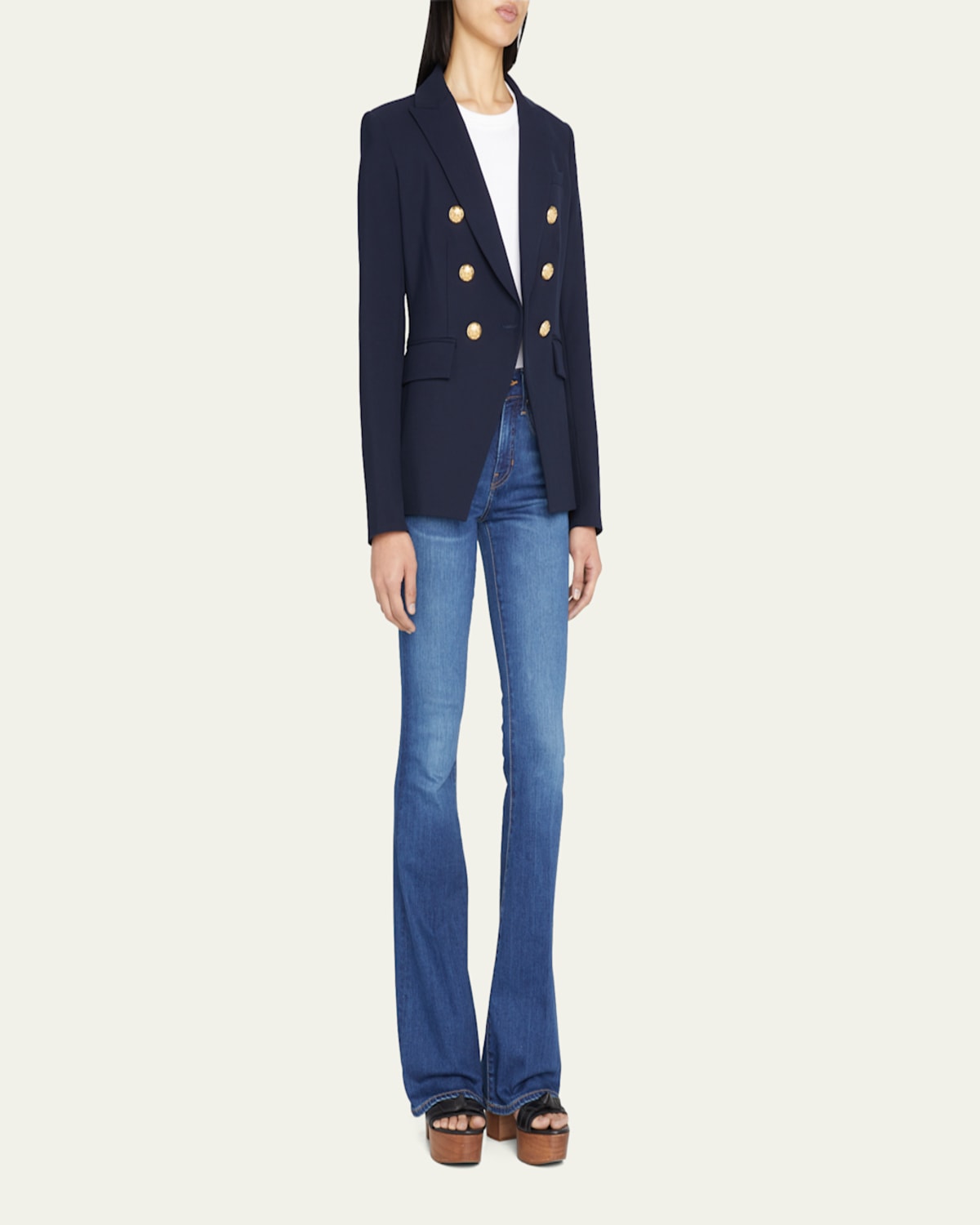 VERONICA BEARD Beverly High-Rise Flare Jeans